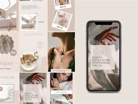 Jewelry Instagram Stories Template Jewelry Templates Instagram