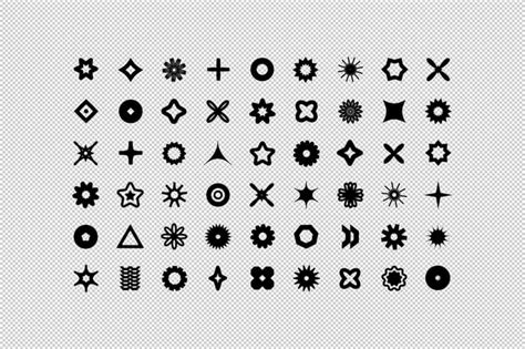 Abstract Geometry Elements Objects Ft Y2k Elements And Geometric Shapes Envato