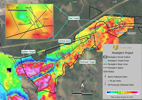 Firefox Gold Reports More Shallow High Grade Gold From The East Target At The Mustajärvi Project