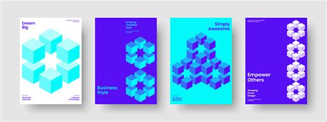 Tata Letak Presentasi Bisnis Kreatif Template Sampul Buku Abstrak
