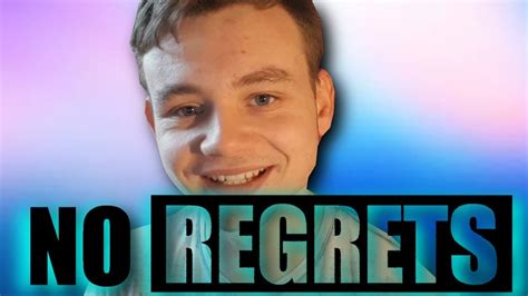 No Regrets Youtube