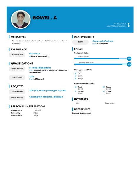 Gowri Resume Pdf