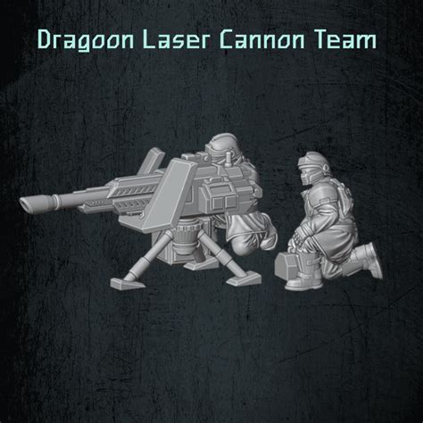 The Solaryn Dragoons Stl Files For A Sci Fi Soldier Army Campaign