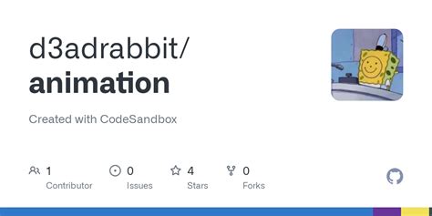 GitHub D3adrabbit Animation Created With CodeSandbox