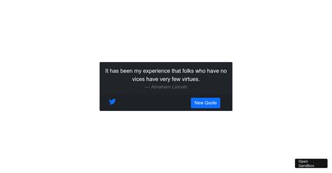 react quote machine codesandbox