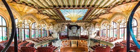 Palais De La Musique Catalane Joyau Moderniste De Barcelone Espagne