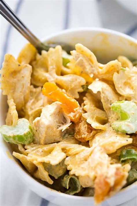 Creamy Curried Chicken Pasta Salad