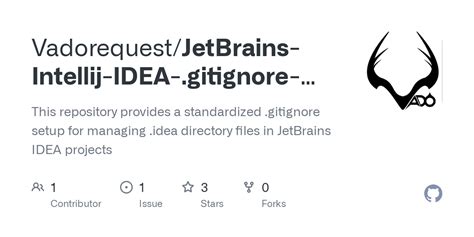 GitHub Vadorequest JetBrains Intellij IDEA Gitignore Best Practices