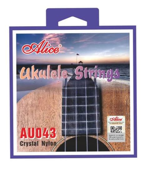 Alice Ukulele Au043 Crystal Nylon 22″ 28″ Strings Set Music Mart
