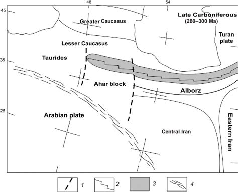 Paleogeographical Reconstruction For 280300 Ma Late Carboniferous
