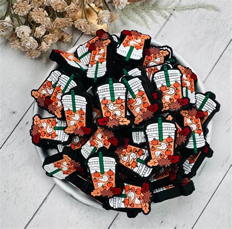 Spooky Coffee Silicone Focal Bead Coffee Silicone Focal Bead Hallowe