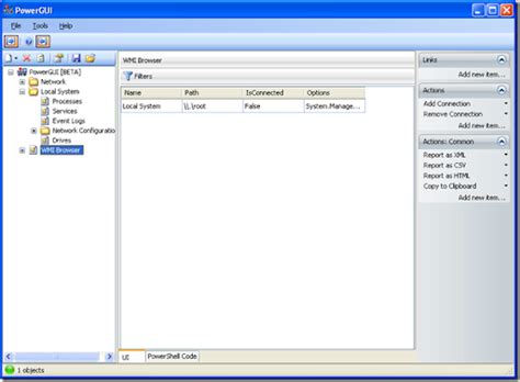 PowerGUI Free PowerShell Script Editor And System Management Console