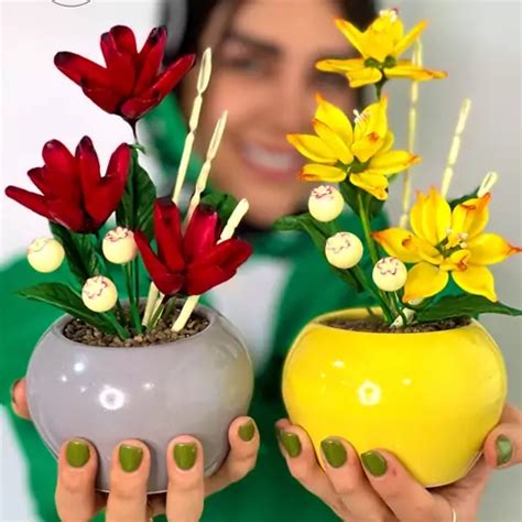 خرید و قیمت گل مصنوعی نوشین مناسب روز مادر با ارتفاع 19 از غرفه Nafisflower