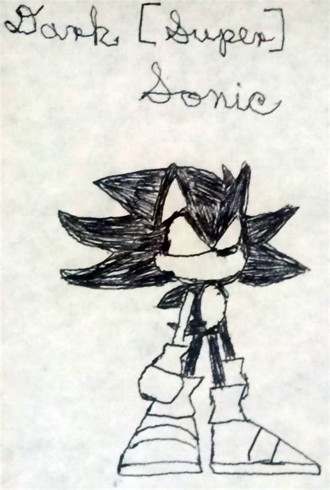 Fnf Dark Super Sonic De Sonic Dimensional Funkin By Msgi On Deviantart