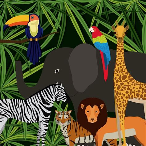 Premium Vector Jungle Design