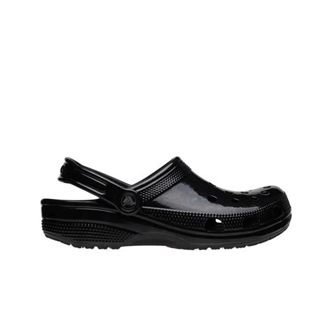 크록스 클래식 하이 샤인 클로그 블랙 Crocs Kream
