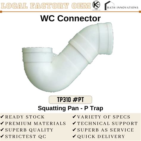 Squatting Pan P Trap Toilet Convertor Tp310 Pt Shopee Malaysia