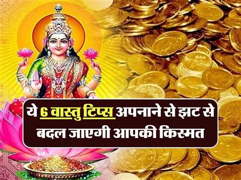 Vastu Tips य वसत टपस अपनन स झट स बदल जएग आपक कसमत कभ नह हग धन क कम