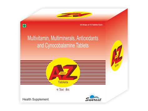 A Rest Z Tab Sunrest Lifescience