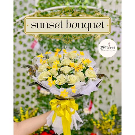 Jual Flower Bouquet Rose X Mini Deasy Artificial Flower Bunga Palsu
