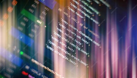 Código De Programación En La Pantalla De La Computadora Desarrollo De Software Escribir Código