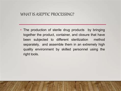 Aseptic Process Tech And Advanced Sterile Product Mfg Rashmi Nasare Pptx