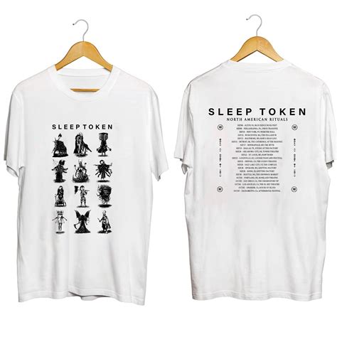 Sleep Token Tour Shirt Sides Sleep Token North Ameri Inspire Uplift