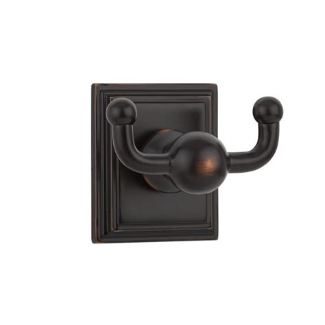 Brass Double Hook With Rosette Option American Classic Entry Sets