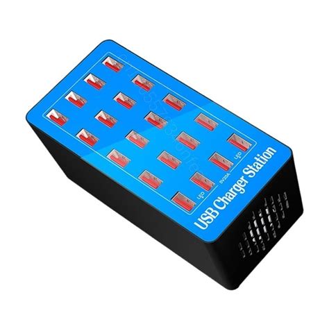 100w 10 20 Ports Usb Charr Hub Charging Station Socket Tablet Phone Charr Safe And Efficient