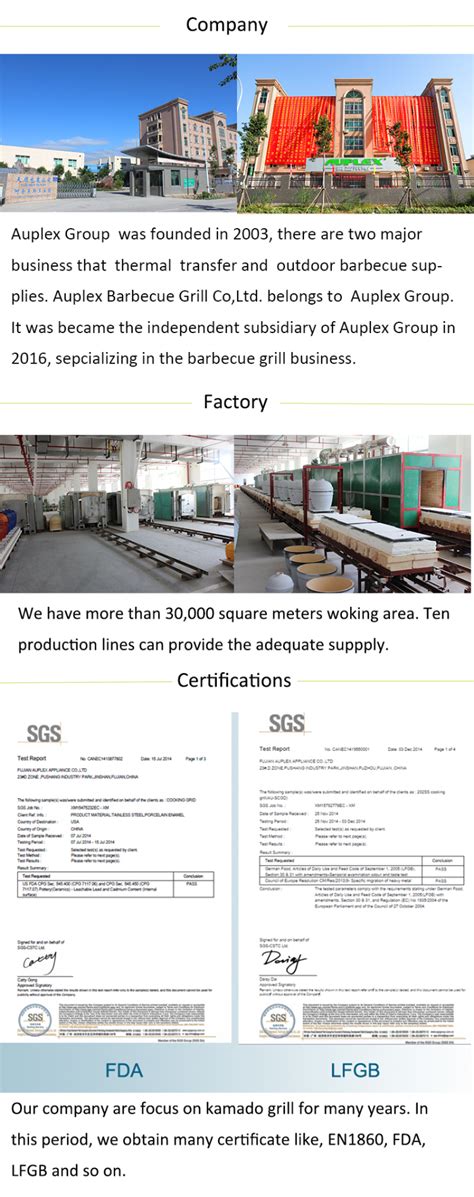 Buy Wholesale China Auplex Mini Bbq Kamado Grill Multifunctional 14