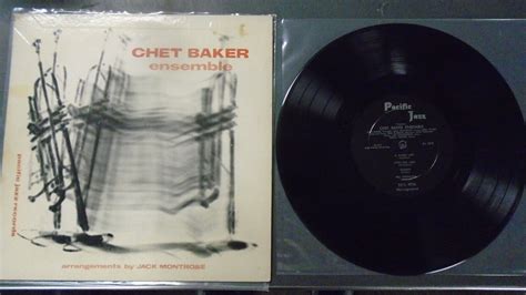 VG 10 LP Chet Baker Ensemble DG Pacific Jazz PJLP 9 1954 Vinyl