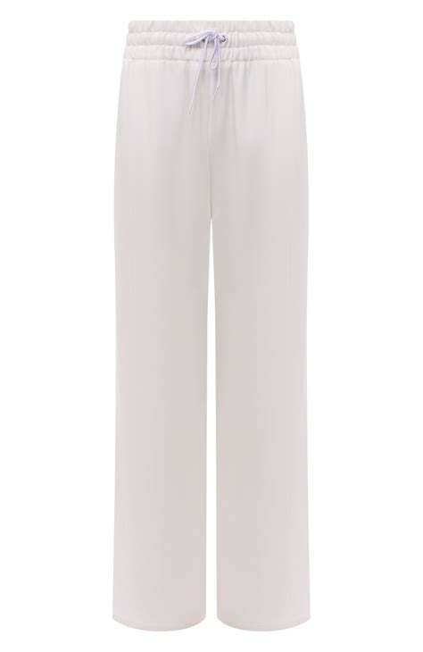 Женские белые брюки Miu Miu купить в интернет магазине ЦУМ арт Mp1512 1yxh F0009