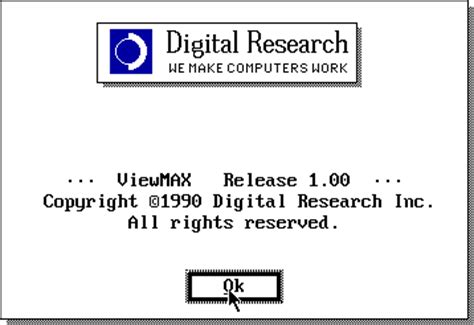 Screenshots of ViewMAX/1