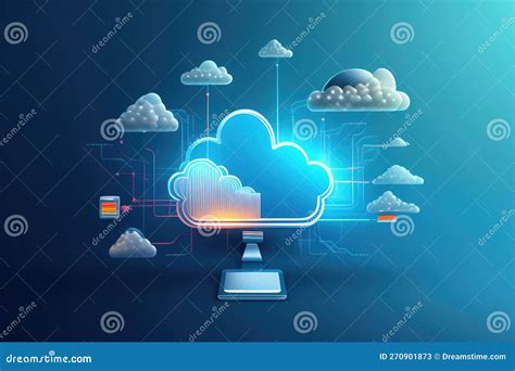 Generative Ai Cybersecurity Concept Cloud And Information Stock Image Image Of Microweb