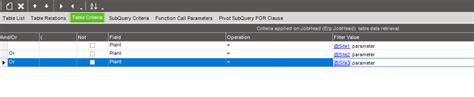 BAQ Table Criteria MultiValue Dropdown Kinetic ERP Epicor User Help