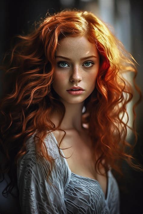 Download Ai Generated Woman Redhead Royalty Free Stock Illustration