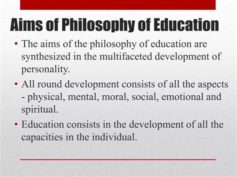 Philosophy Of Education Pptx