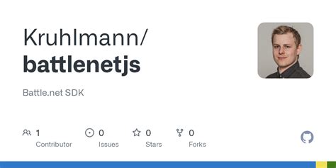 GitHub Kruhlmann Battlenetjs BattleNet API Client