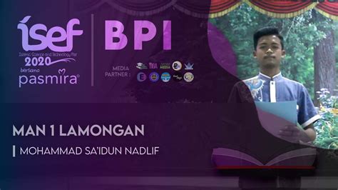 95 Baca Puisi Islam ISEF 2020 YouTube