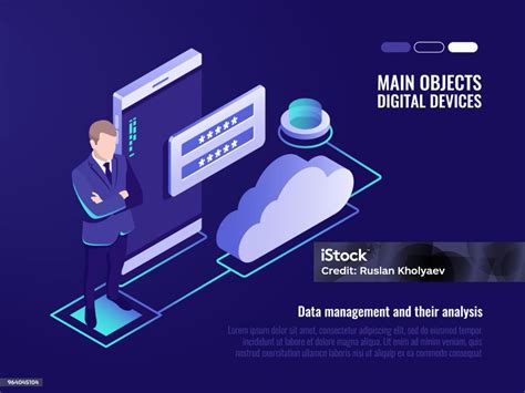 법인 공용 데이터 Storaging에 대 한 액세스는 누가 원격 클라우드 서버에 저장 파일 남자에 대한 스톡 벡터 아트 및 기타 이미지 남자 남자 사업가 네트워크