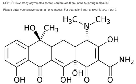 Solved How Many Asymmetric Carbon Centers Are There In The