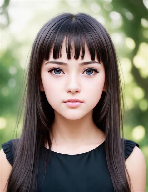 Teenager Female Realistic Photo Generative Ai Premium Ai Generated Image