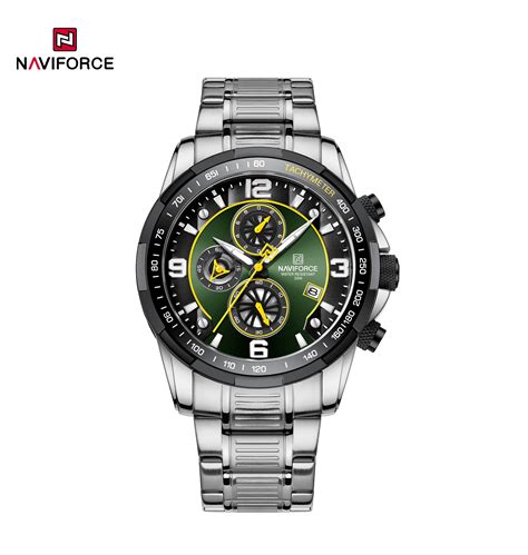 OEM NAVIFORCE NF8020S Stainless Steel Strap Luminous Waterproof Men