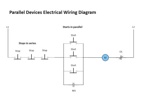 Electrical Wiring Diagram Example Template House Wiring Electrical Wiring Diagram Parallel