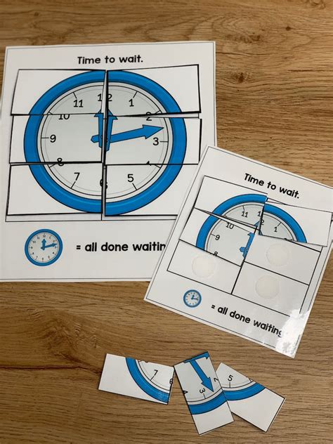 time management and waiting visuals the autism helper