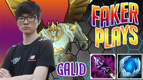 Faker Plays Galio Skt T1 Faker Korean Soloq Playing Galio Mid 2017