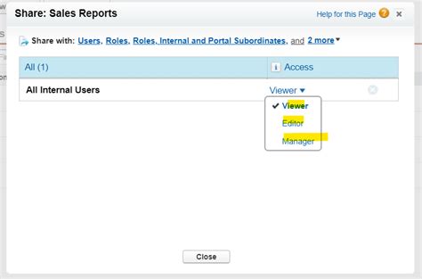 How To Share A Report In Salesforce