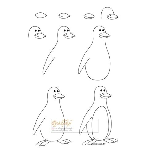 نقاشی پرنده ساده رنگی کامل هلپ کده