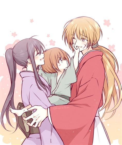 Himura Kenshin Kamiya Kaoru And Himura Kenji Rurouni Kenshin Drawn