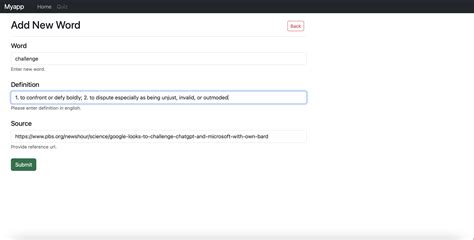 Flask Project Glossary Web Api Flask Project